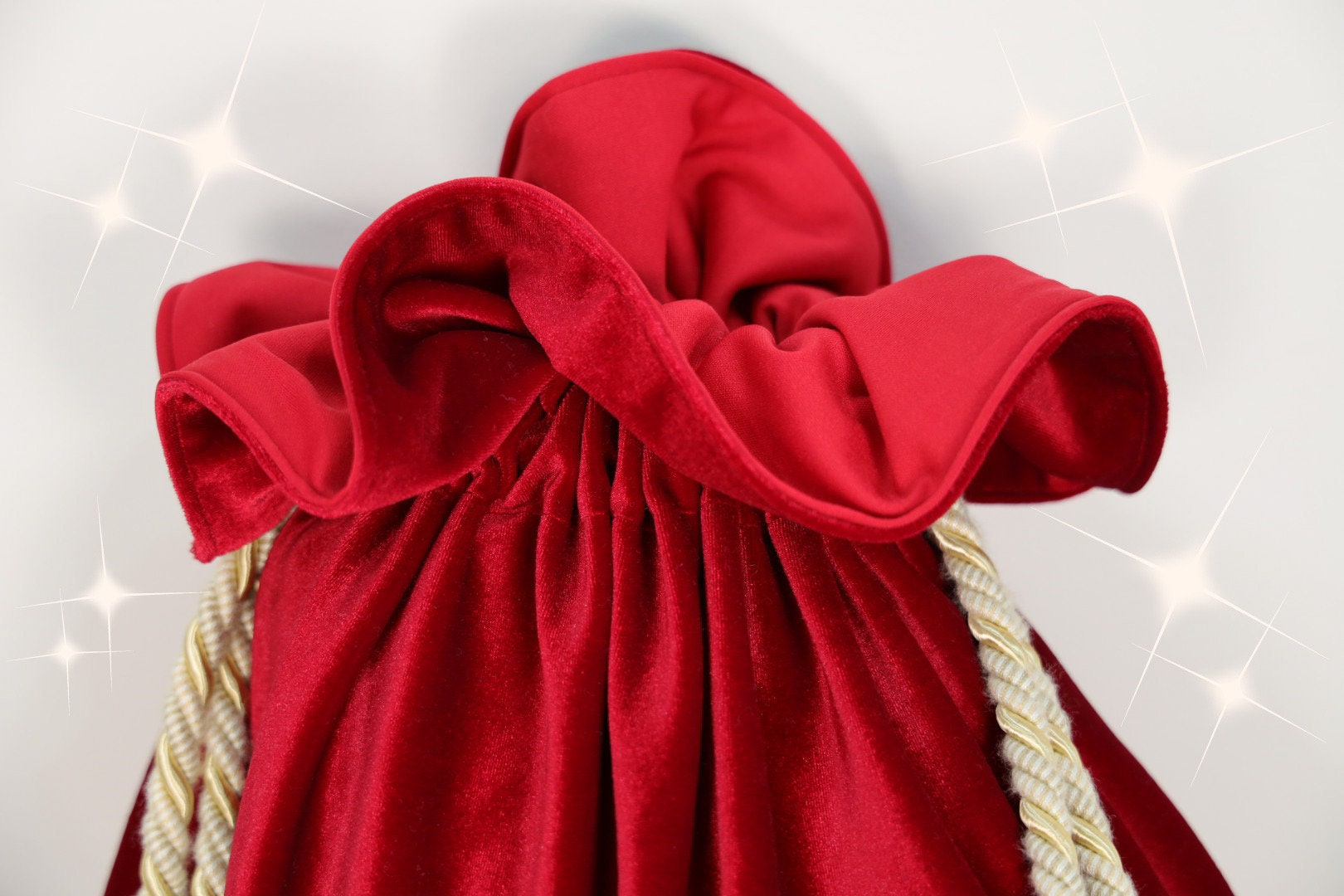 Christmas Velvet Santa Sack Pattern, PDF Download. Incredibly Easy ...