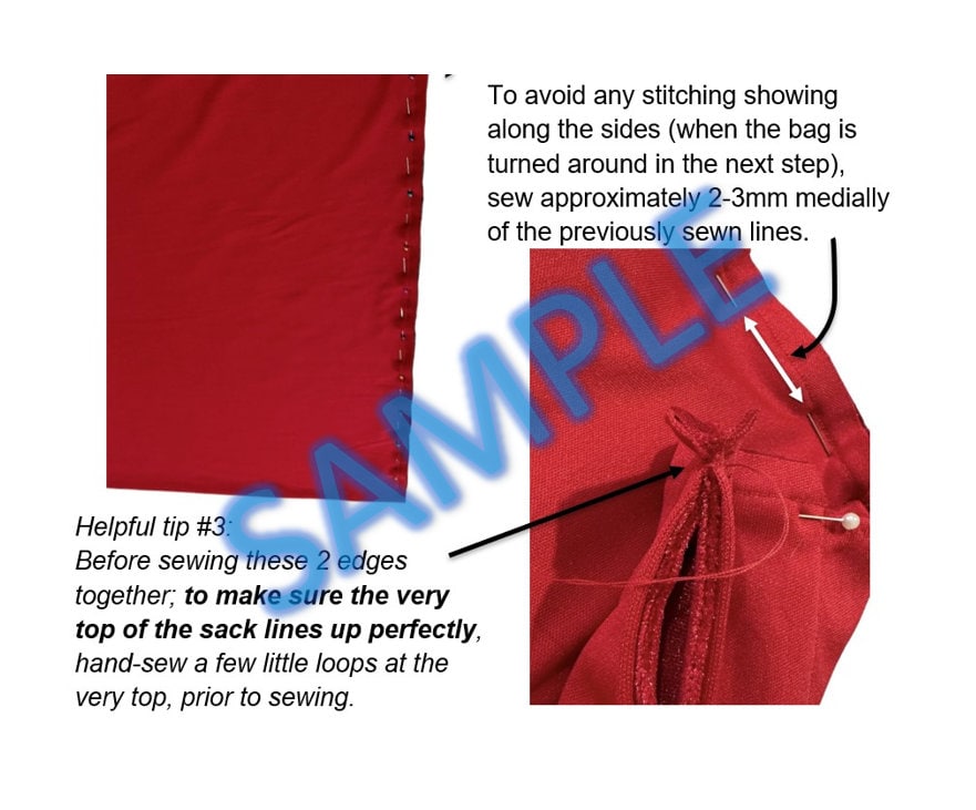 Christmas Velvet Santa Sack Pattern, PDF Download. Incredibly Easy ...