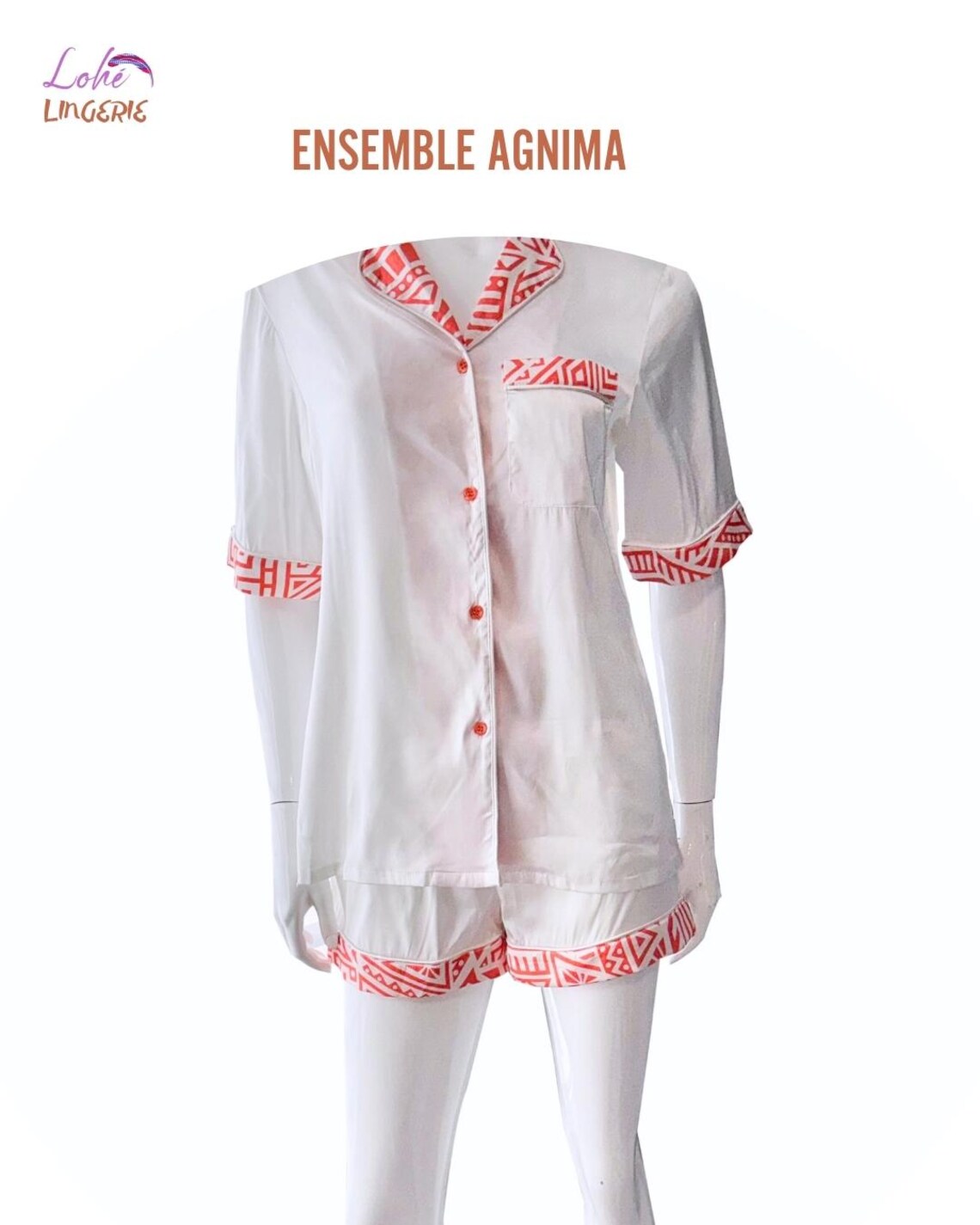 "agnima" Satin Lingerie Set - Etsy