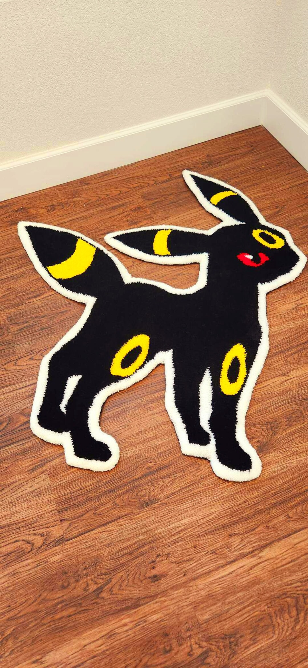 Umbreon Tufted Rug Handmade Pokemon Free Shipping Made to Order Brother ...