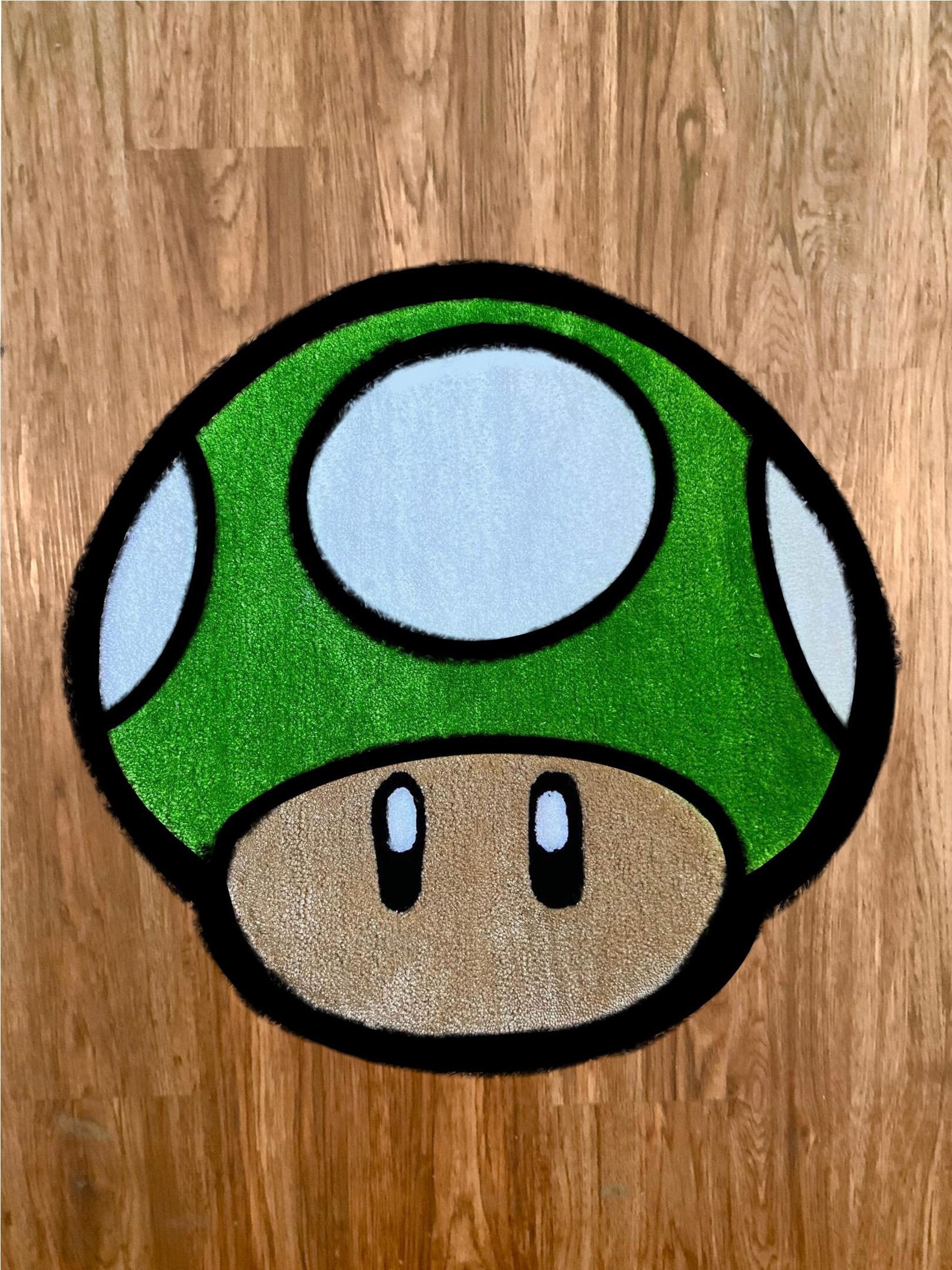 Mushroom Tufted Rug Handmade Mario Free Shipping Made - Etsy