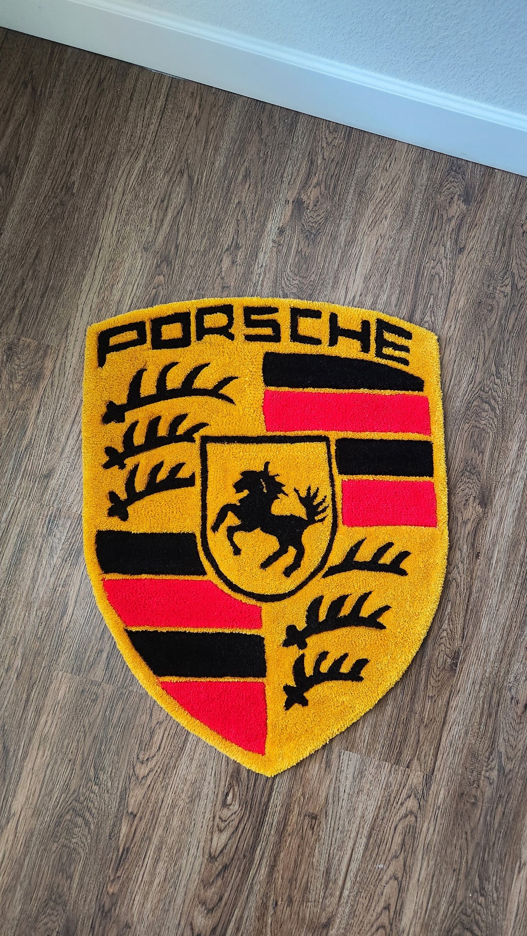 Porsche Tufted Rug Handmade Sport Cars Free Shipping Made to Order ...