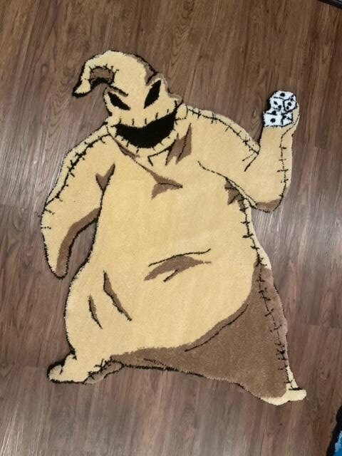 Oogie Boogie Tufted Rug Free Shipping Disney Handmade - Etsy
