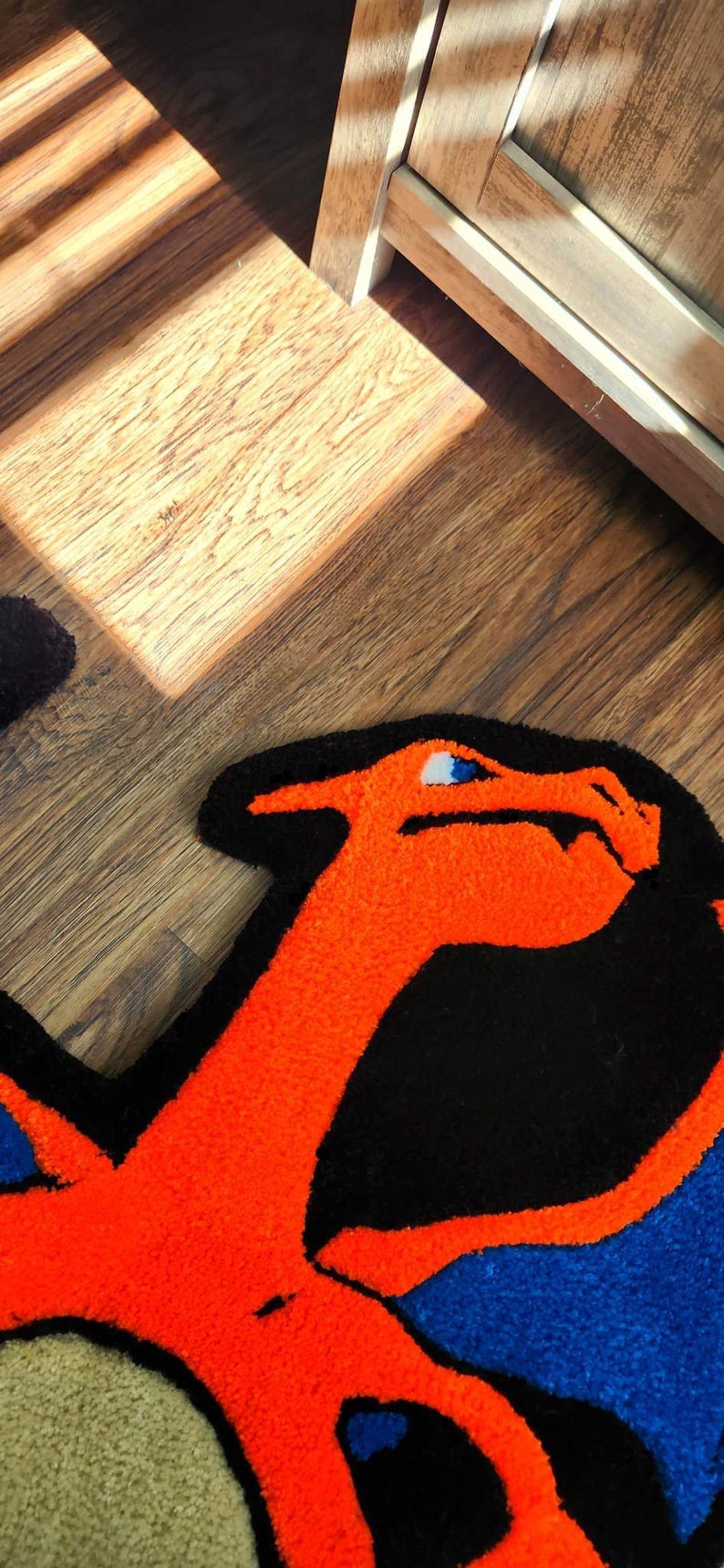 Charizard Tufted Rug Pokemon Handmade Free Shipping - Etsy