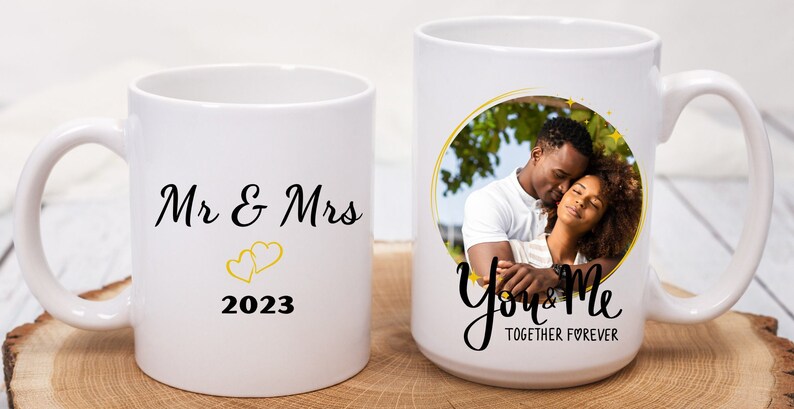 Personalized Photo With Name & Inscription Double-sided Designed Mug ...