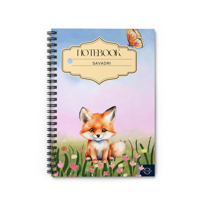 Cozy Cute Fox Notebook - Etsy