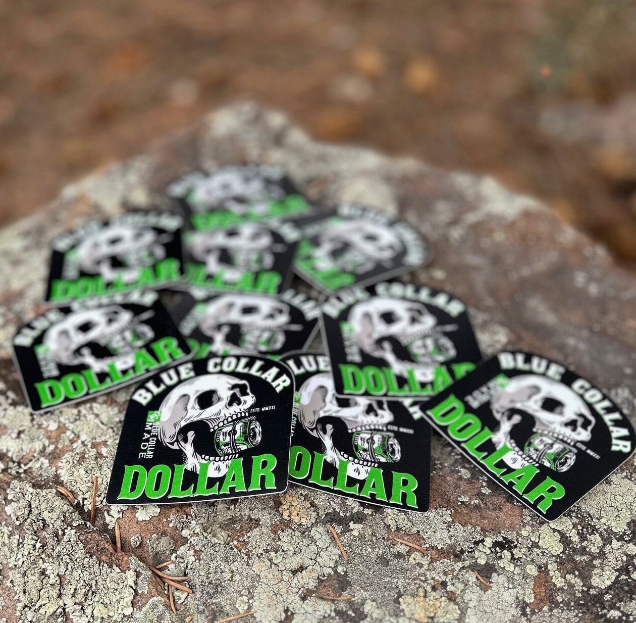 Blue Collar Dollar Sticker Working Class Sticker Skilled Labor Hardhat ...