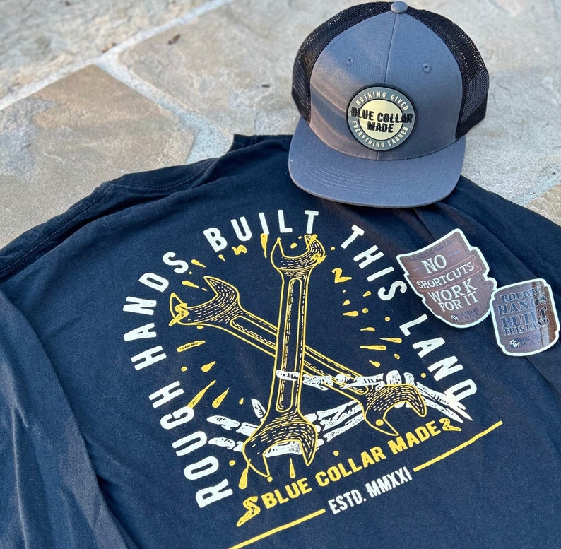 Blue Collar Gift Rough Hands Bundle Blue Collar Husband - Etsy