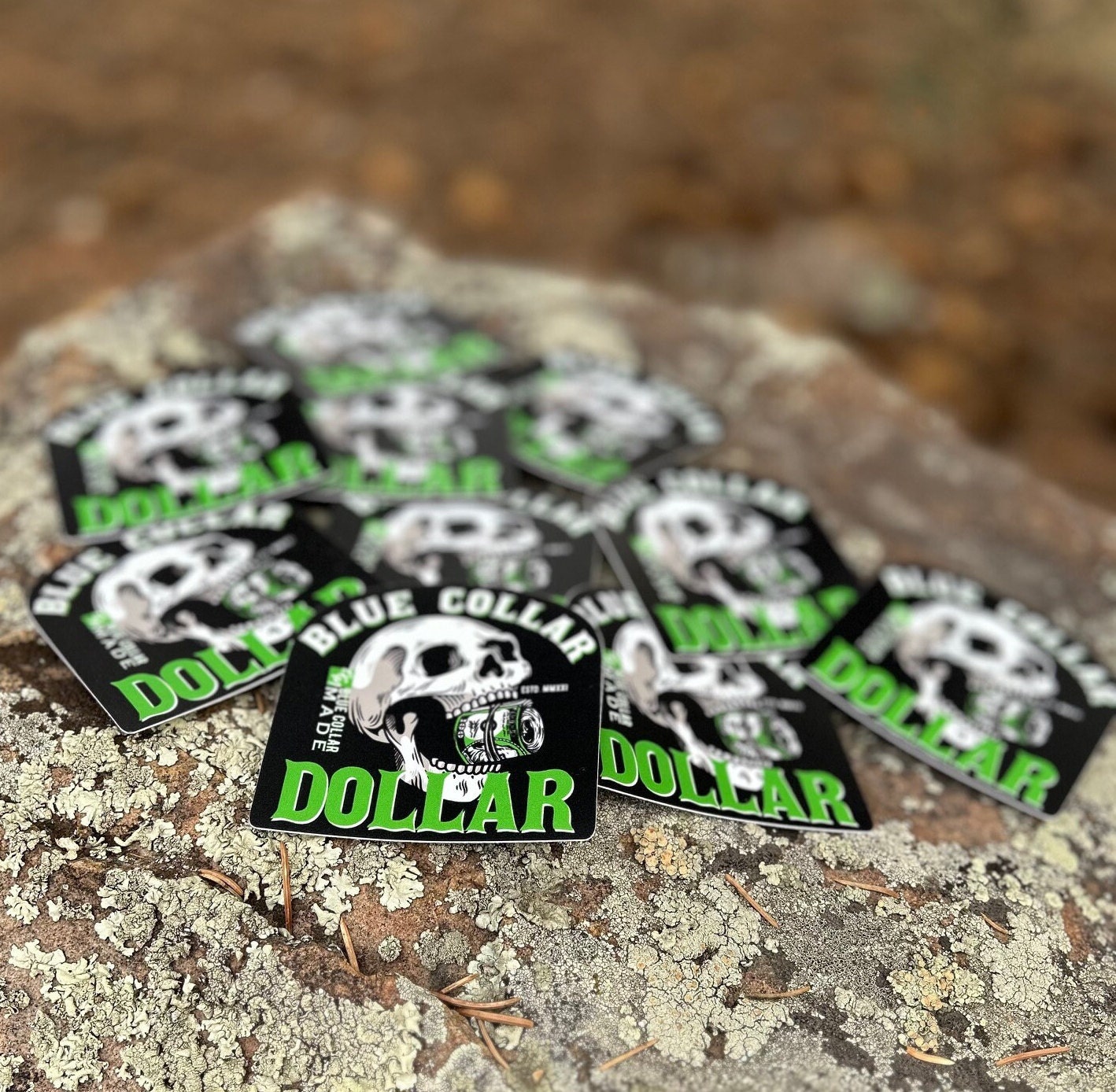 Blue Collar Dollar Sticker Working Class Sticker Skilled Labor Hardhat ...