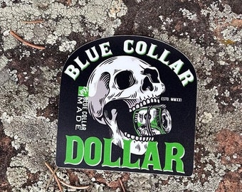 Blue Collar Working Class Vinyl Sticker Holographic Sticker Skilled ...