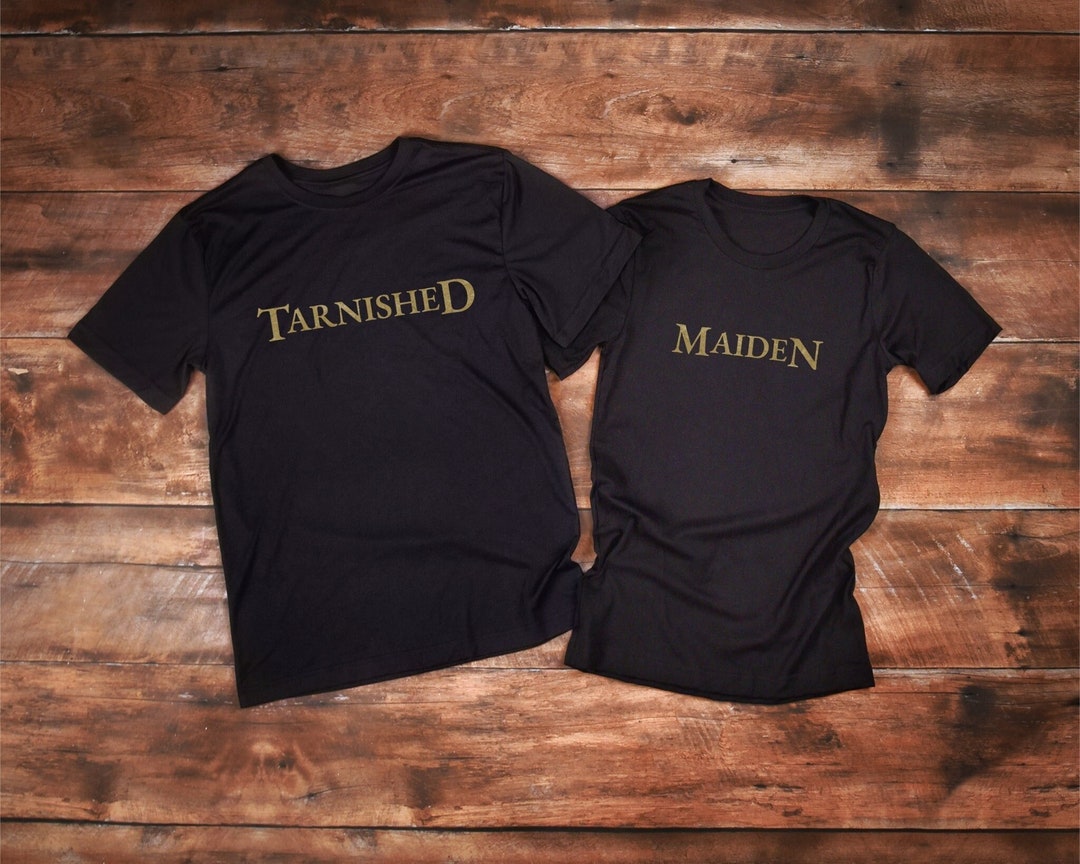 Tarnished & Maiden Gamer Couple Shirts Couple Gamer Gifts Gamer Couple ...