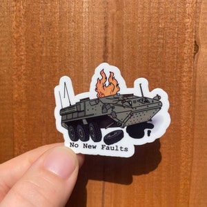 Funny Military Sticker, Stryker, Army, Navy, Marines, Air Force, Coast ...