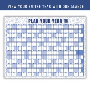 Huge 2024-2025 Calendar August July Big Academic Wall Calendar ...