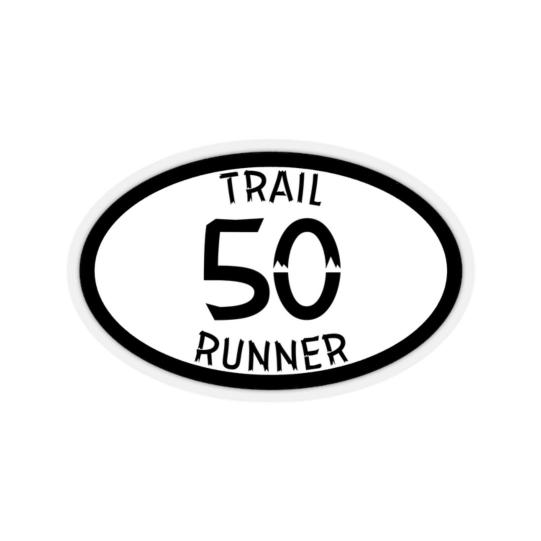 50 Mile Trail Running Sticker, 50 Mile Running Sticker, 50 Mile Sticker ...