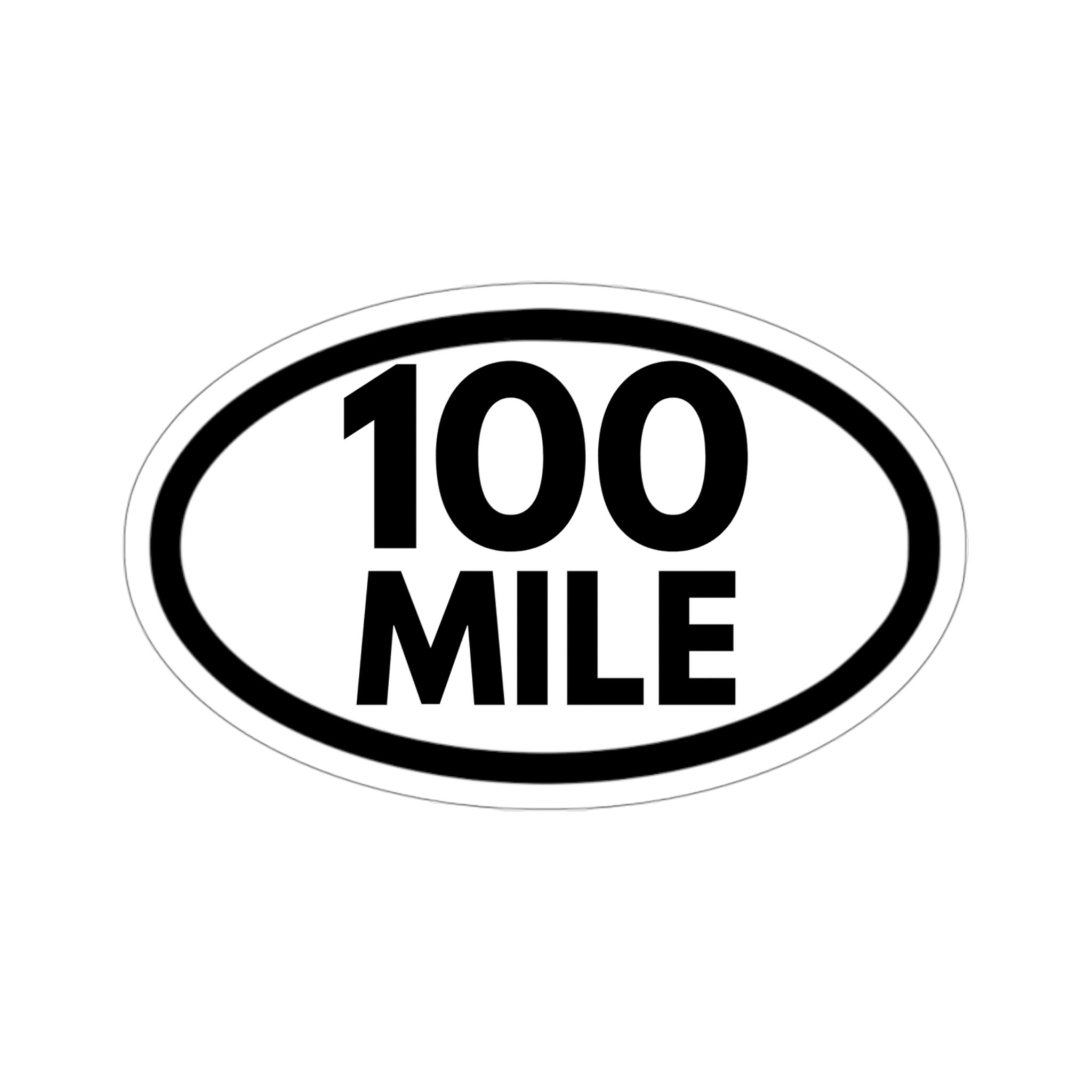 100 Mile Trail Running Sticker, 100 Mile Running Sticker, 100 Mile ...