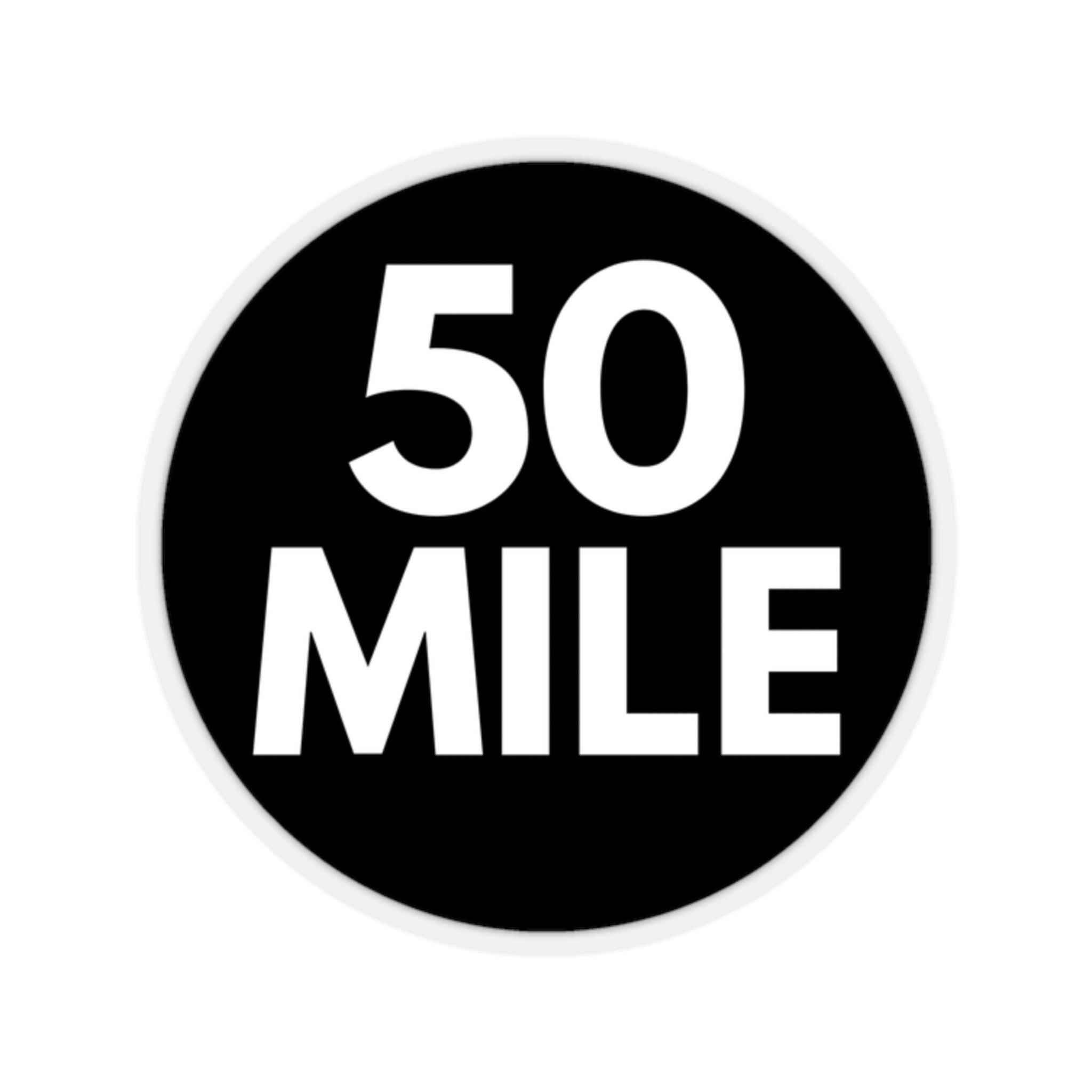 50 Mile Trail Running Sticker, 50 Mile Running Sticker, 50 Mile Sticker ...