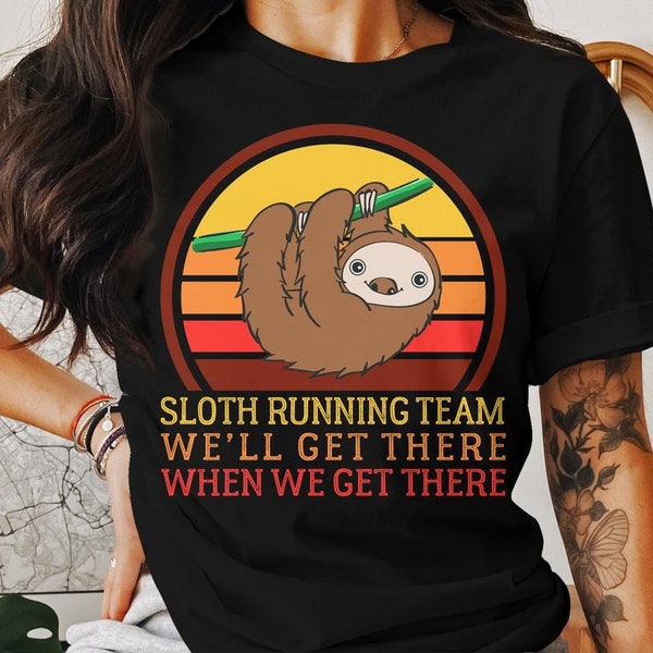 Sloth Running Team - Etsy