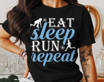 Eat Sleep Run Repeat Shirt - Etsy