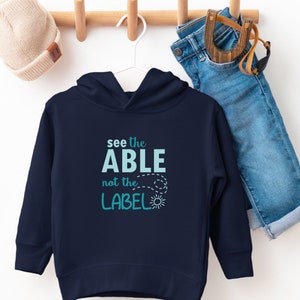 See the Able Not the Label - Kids Sweatshirt in Navy or Gray - Etsy