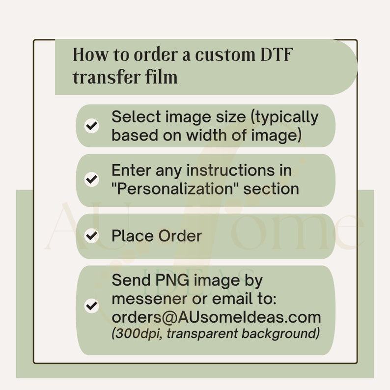 DTF Custom Transfers Direct to Film Just Press and Peel - Etsy