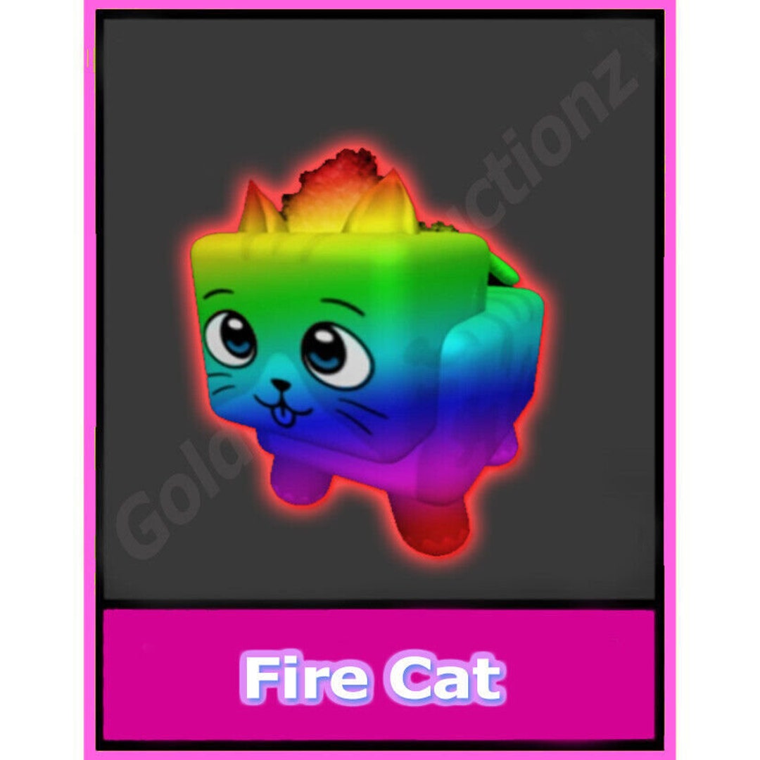 Roblox MM2 Murder Mystery 2 Chroma Fire Cat read Description - Etsy