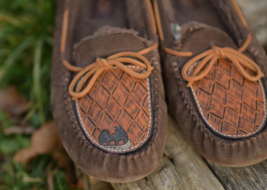Custom Hand-tooled Leather on Ugg Shoes (women’s) - Etsy