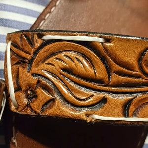 Customizable Hand-tooled Leather Wedding Shoes - Etsy