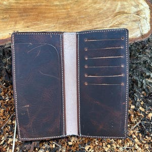 Customizable Hand-tooled Leather Roper Wallet - Etsy