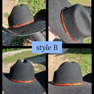 Customizable Hand-tooled Leather Hat Bands - Etsy