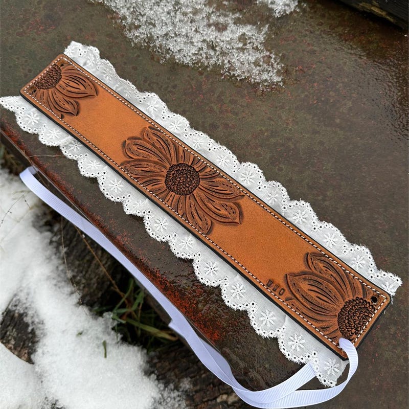 Leather Garter - Etsy