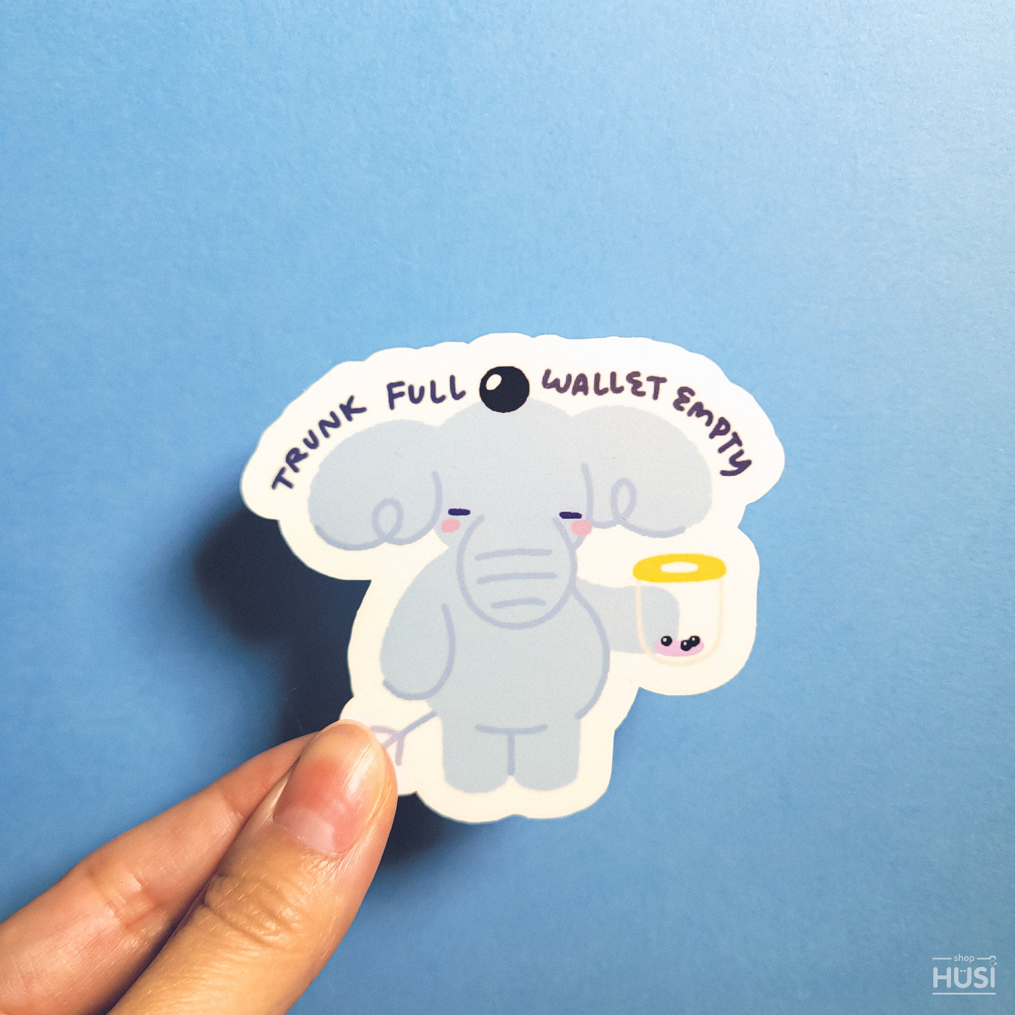 Bobar the Elephant Stickers | Cute Water Resistant Vinyl Stickers ...