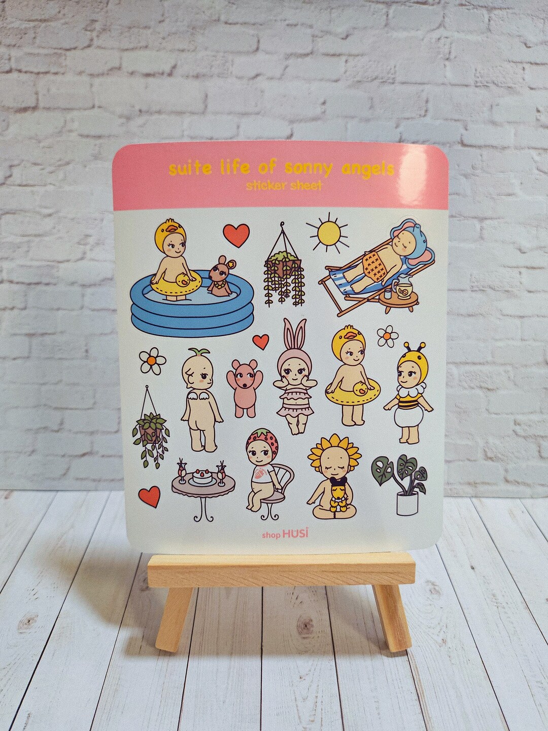 Sonny Angel Sticker Sheet and Sticker | Cute Glossy Vinyl Stickers ...