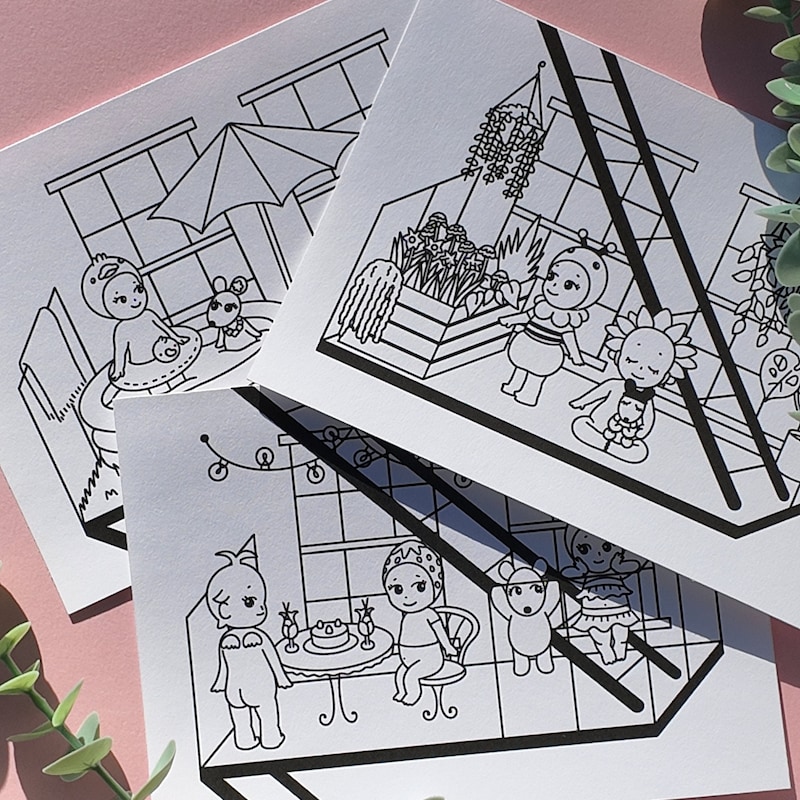 Sonny Angel Coloring Pages - Etsy