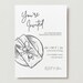 Elegant Minimal Dinner Party Invitation, Canva Editable, Digital Event ...