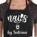 Personalized Nail Tech Apron Nail Artist Nail Tech Apron - Etsy