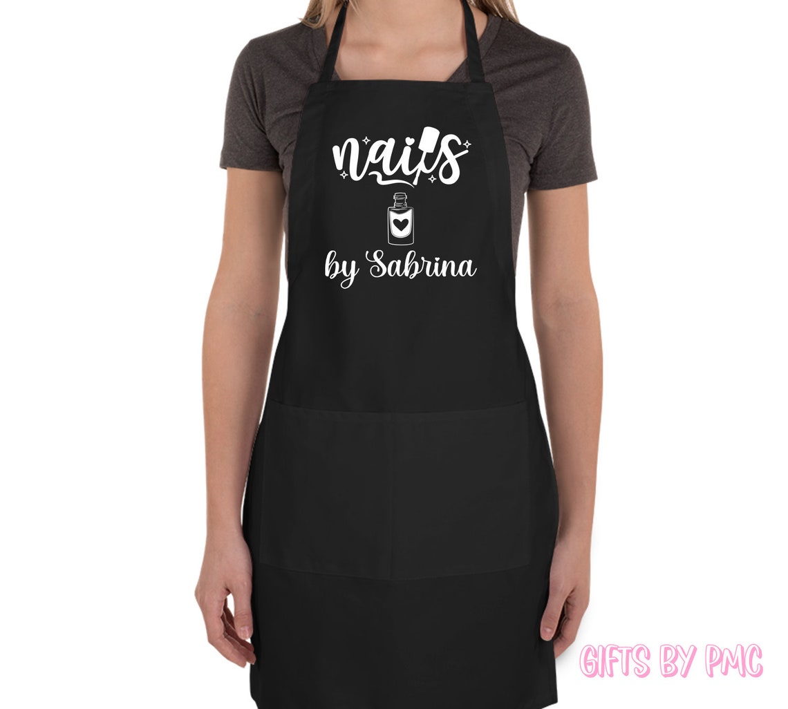 Personalized Nail Tech Apron Nail Artist Nail Tech Apron - Etsy