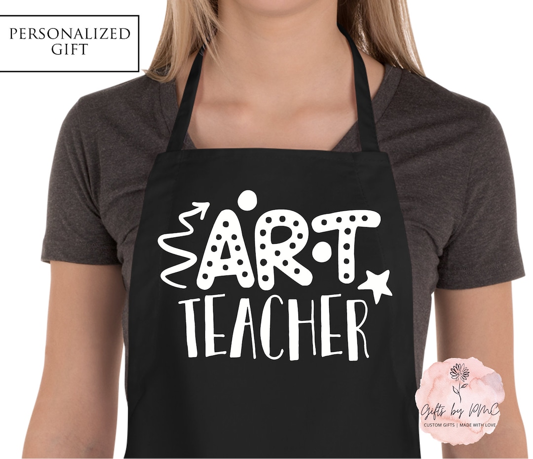 Art Teacher, Apron, Apron for Art Teacher, Apron for Artist, Art ...