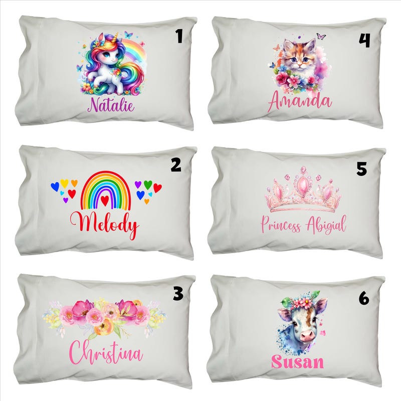 Girls Pillowcase - Etsy