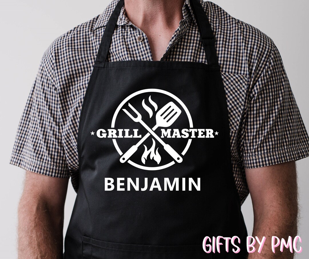 Personalized Grill Master Apron Custom Cooking Apron Gifts for Him for ...