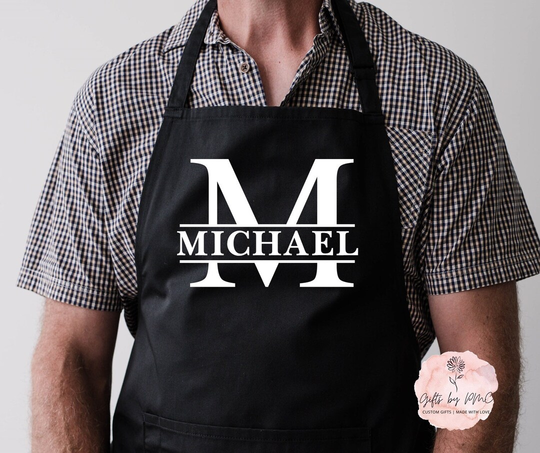Personalized Apron Monogram Cooking Baking Apron Gifts for Him - Etsy
