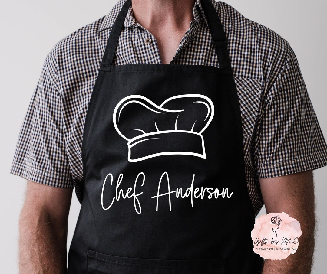 Personalized Chef Apron Custom Cooking Baking Apron Gifts for Him for ...
