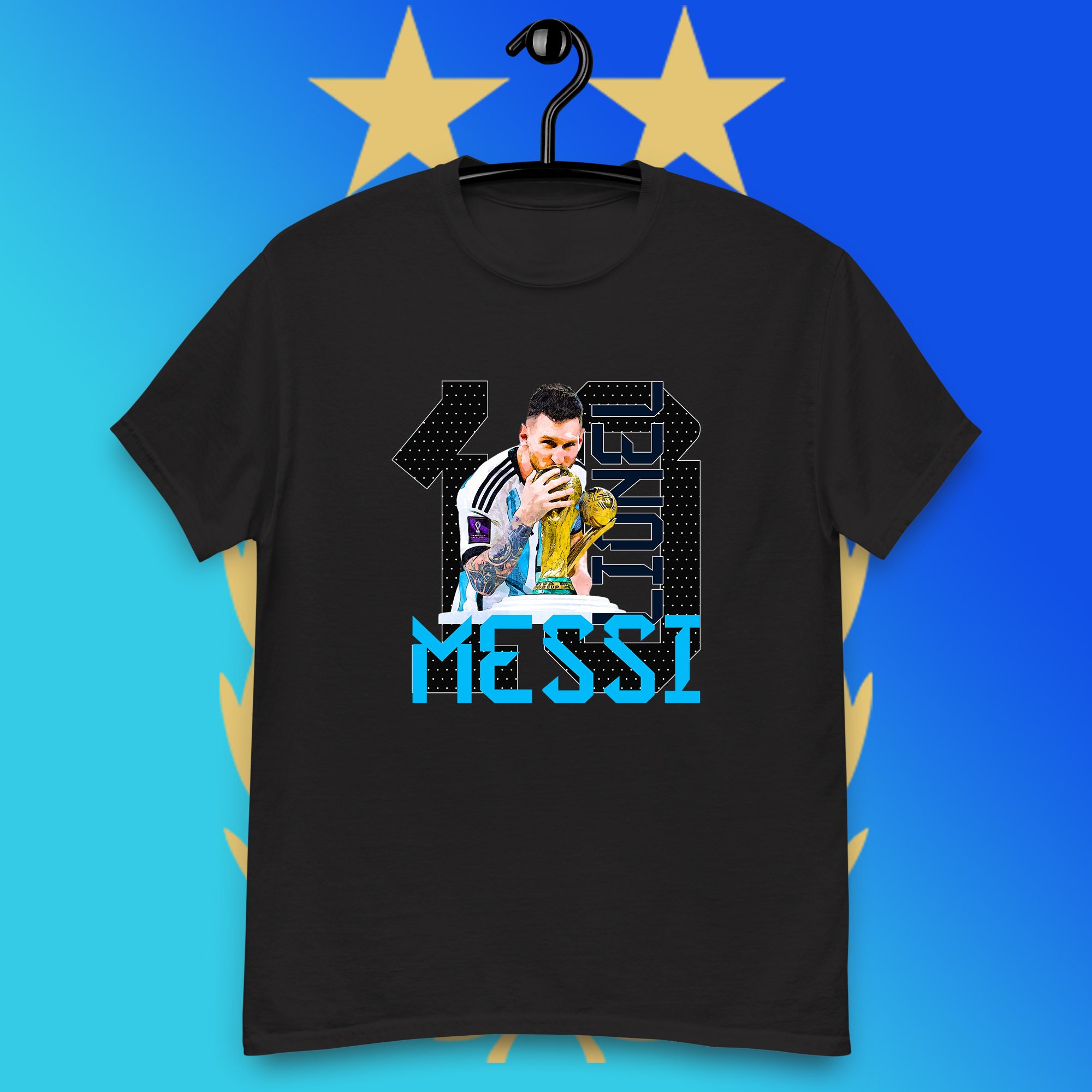 Lionel Messi Argentina Shirt Champion Argentina World Cup - Etsy