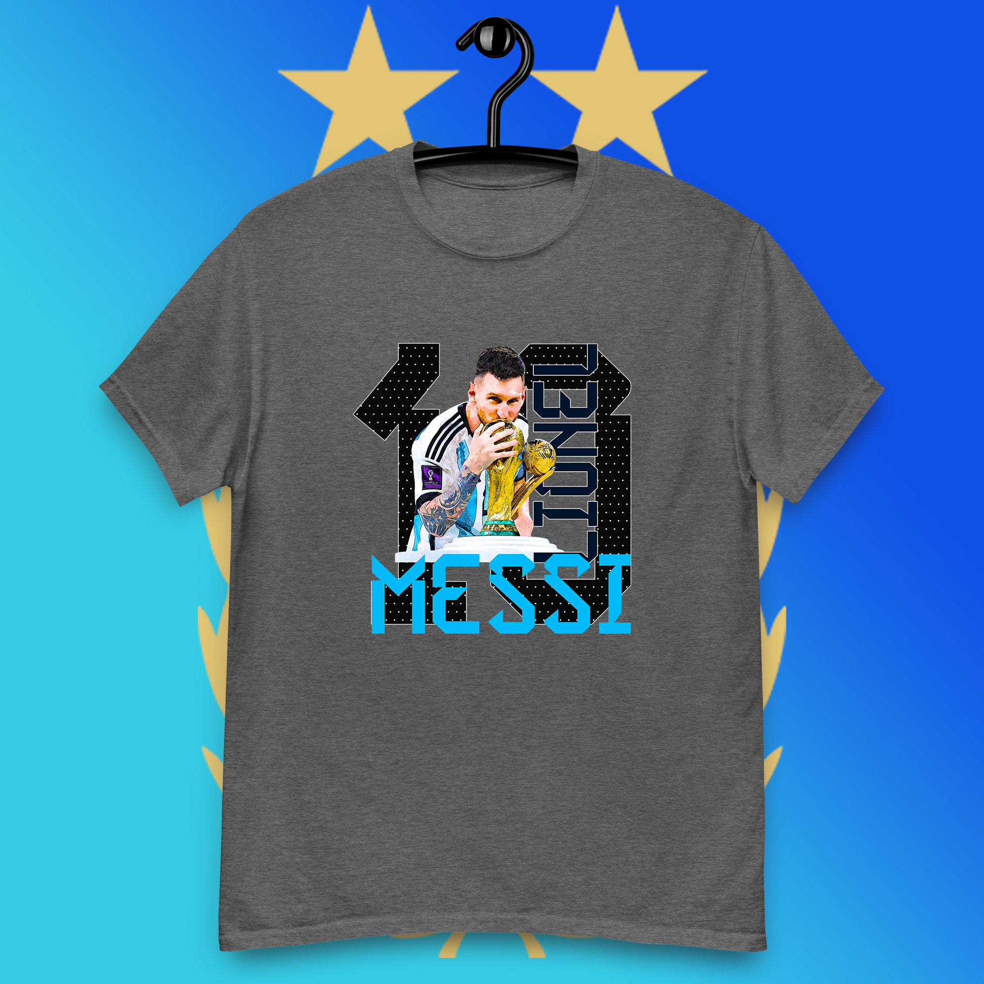 Lionel Messi Argentina Shirt Champion Argentina World Cup - Etsy