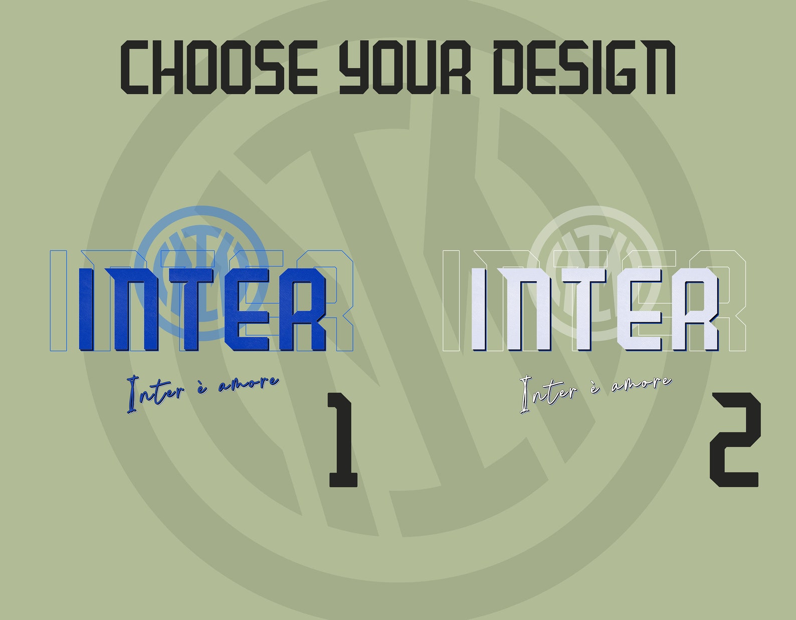 Inter T-shirt: Passion Pride and Victory. Show Your Love for - Etsy