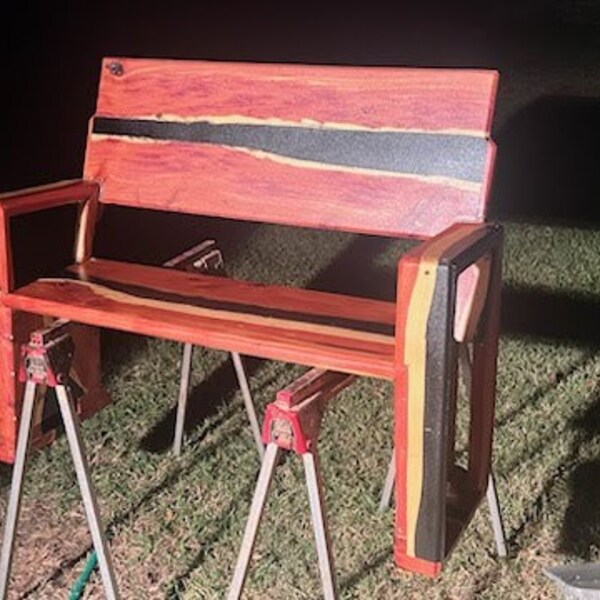 Cedar Bench - Etsy