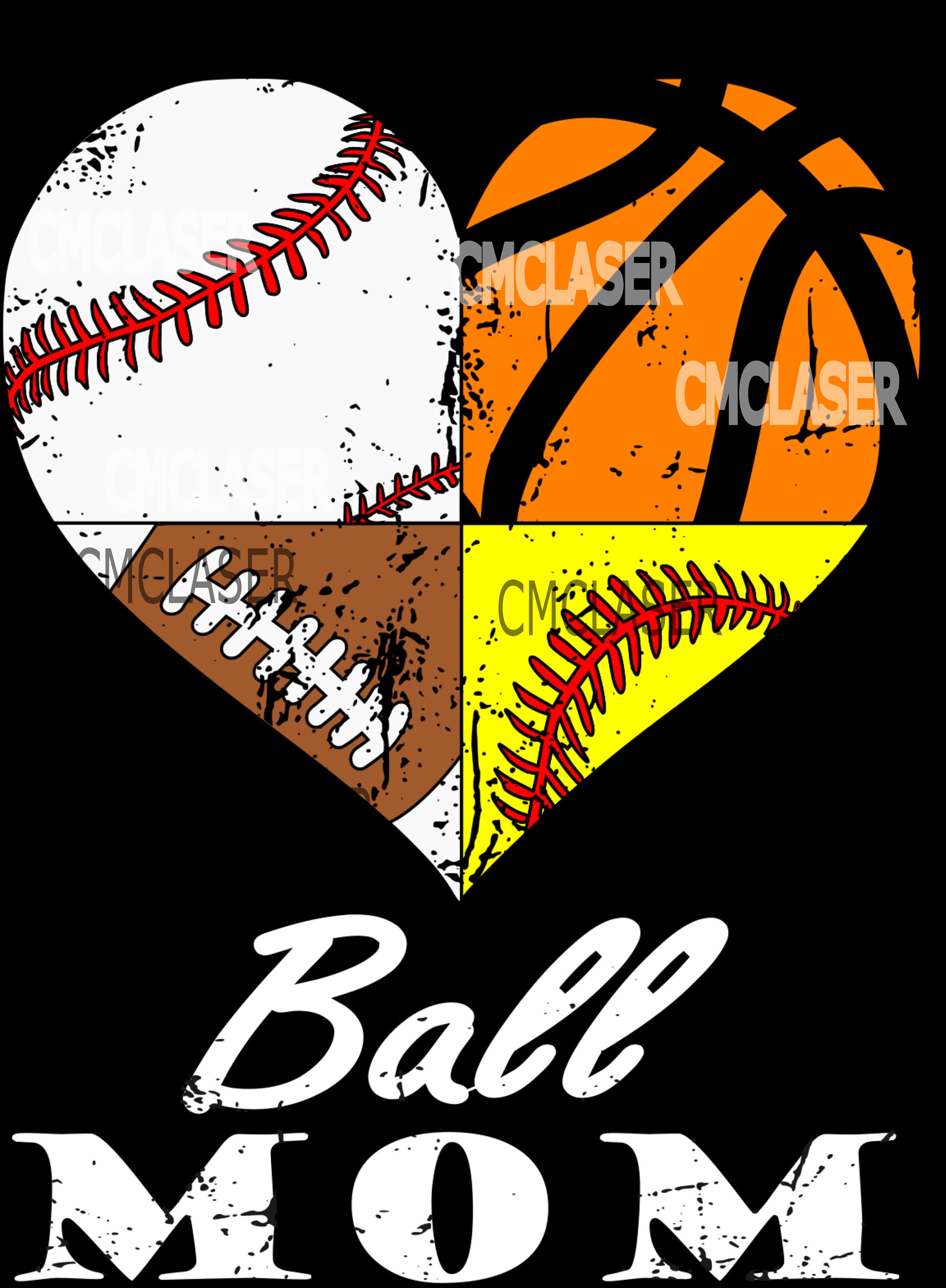 Ball MOM PNG - Etsy