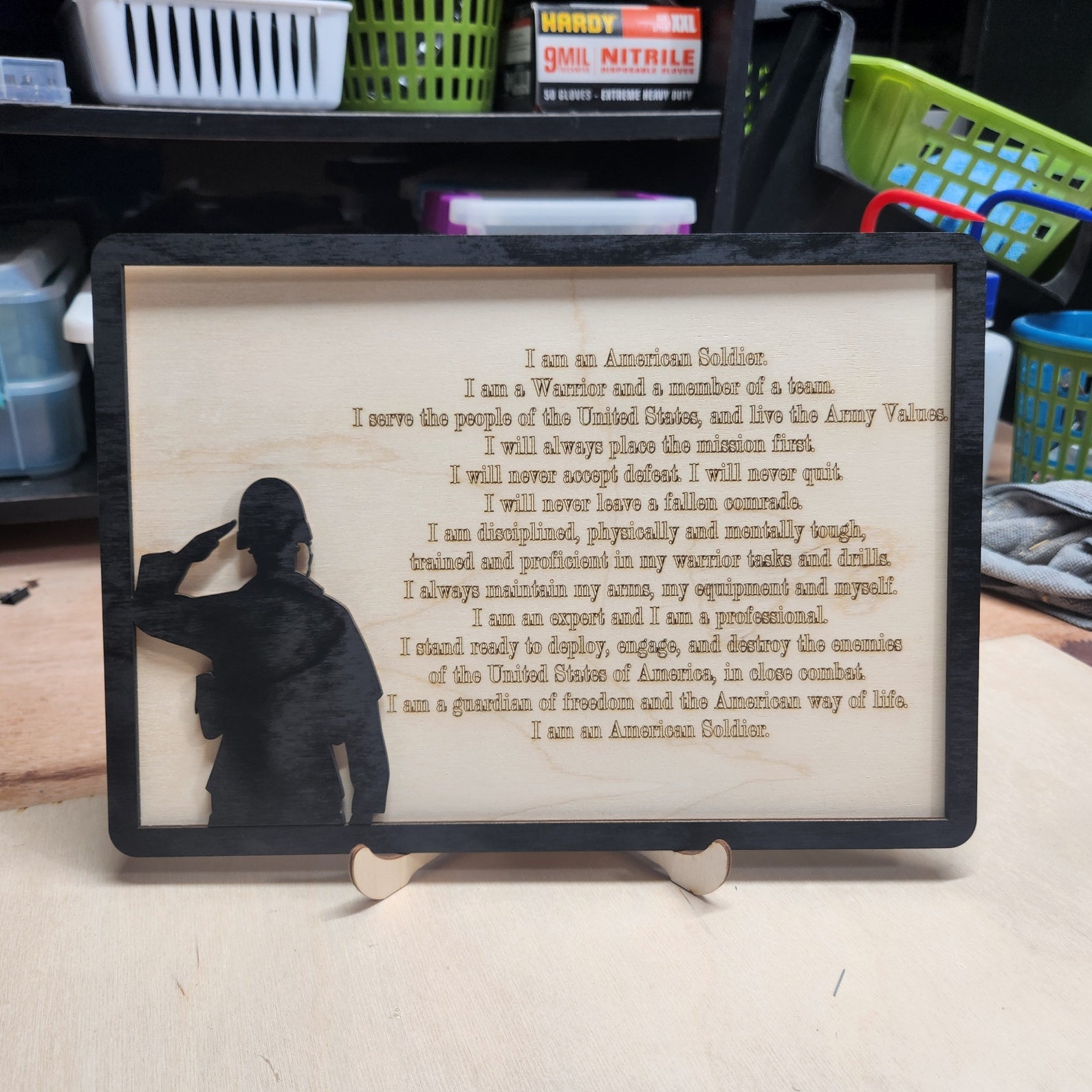 Army Creed 2 Layer SVG - Etsy