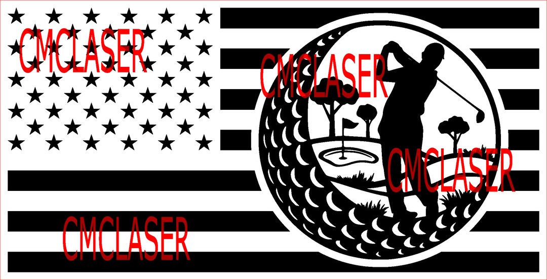 Golf Flag Svg - Etsy