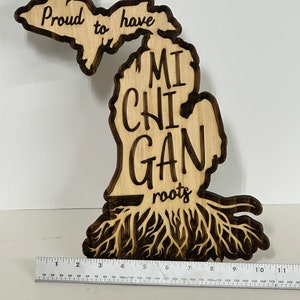 Michigan Roots SVG - Etsy