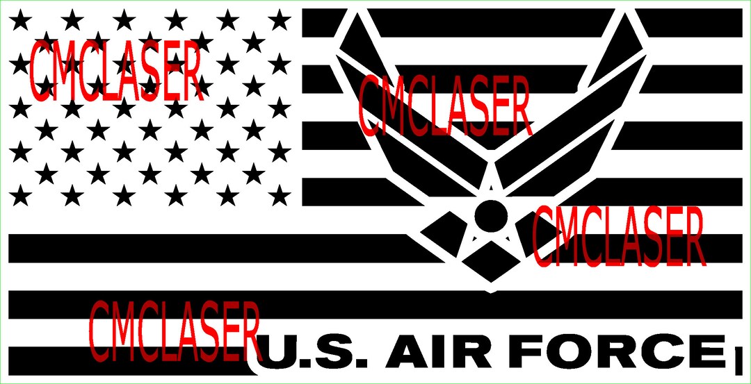 Air Force Flag Svg - Etsy